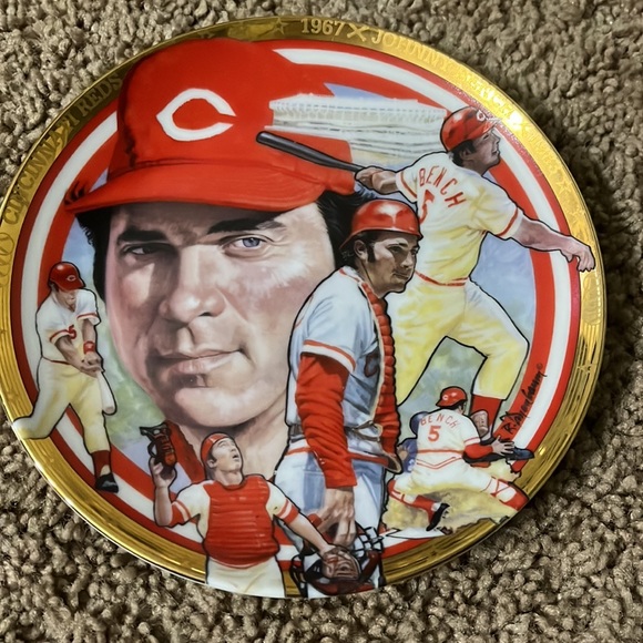 The Hamilton Collection | Accents | Johnny Bench Limited Edition ...
